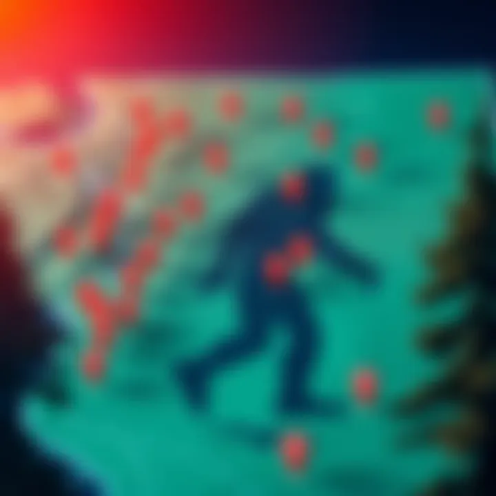 Exploring the Bigfoot Sightings Map in Washington County : MysteryLores