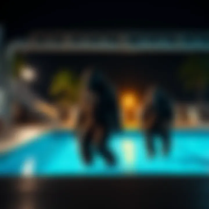 Bigfoot Sighting Captured on CCTV at Public Pool : MysteryLores