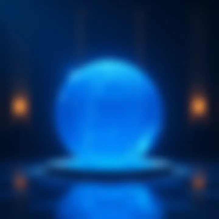 Sightings of a Beautiful Blue Orb After Meditation : MysteryLores