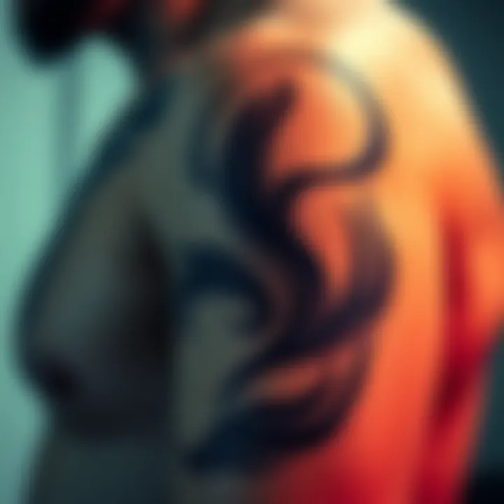 Bold New Tattoo: Double Sag Design Shines Bright : MysteryLores