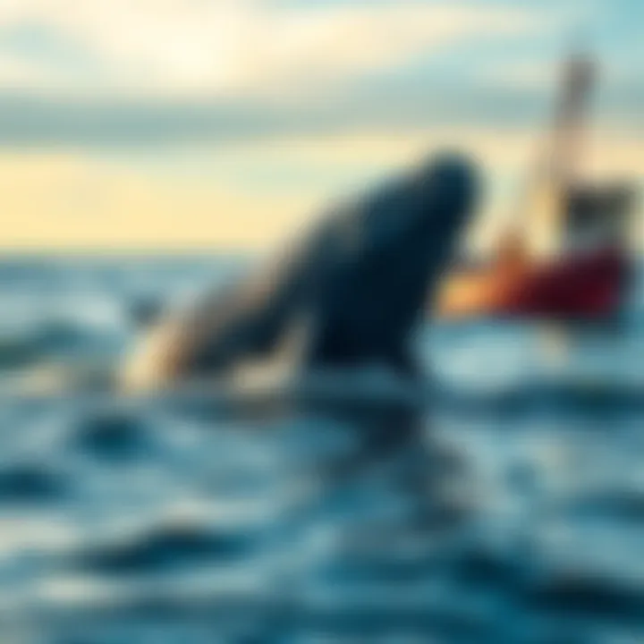 Bottlenose Whale Spotted Scavenging Near Fishing Boat : MysteryLores