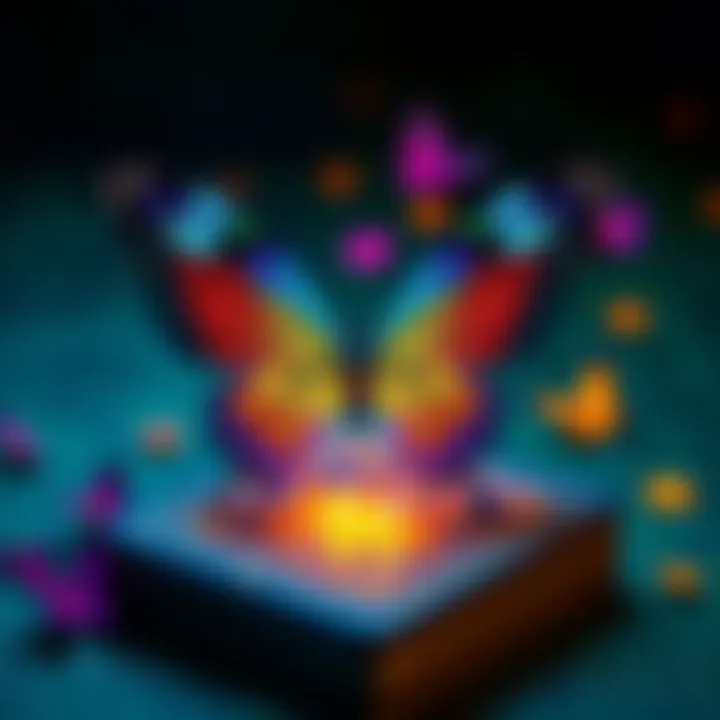 Cross-Stitched Butterflies Take Flight with Tarot Deck : MysteryLores