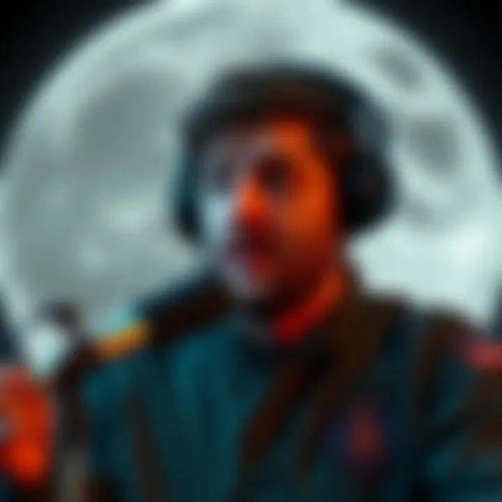 Controversial Claims: Comedian Questions Moon Landing Authenticity ...