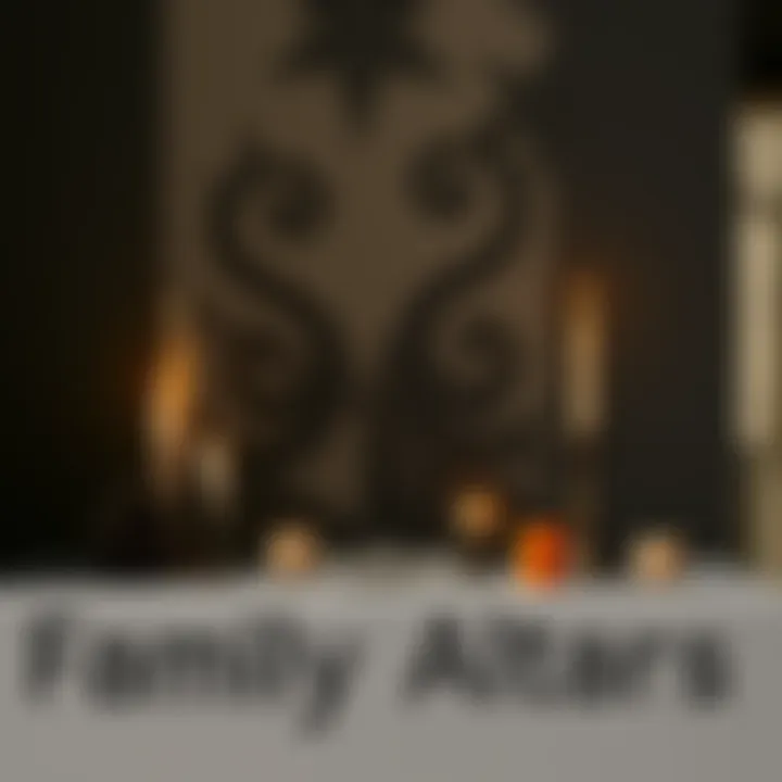 Family Altars: Shadows That Spark Curiosity and Reflection : MysteryLores