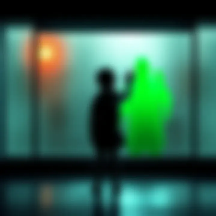 Chilling Encounter: Green Figure Gestures to Child Alone : MysteryLores