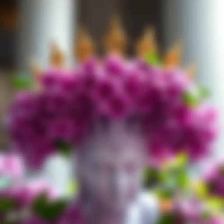 Lord Dionysus Receives Stunning Lilac Crown Tribute : MysteryLores