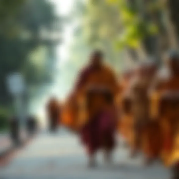 Monks in USA Walk for Peace to Heal the World : MysteryLores