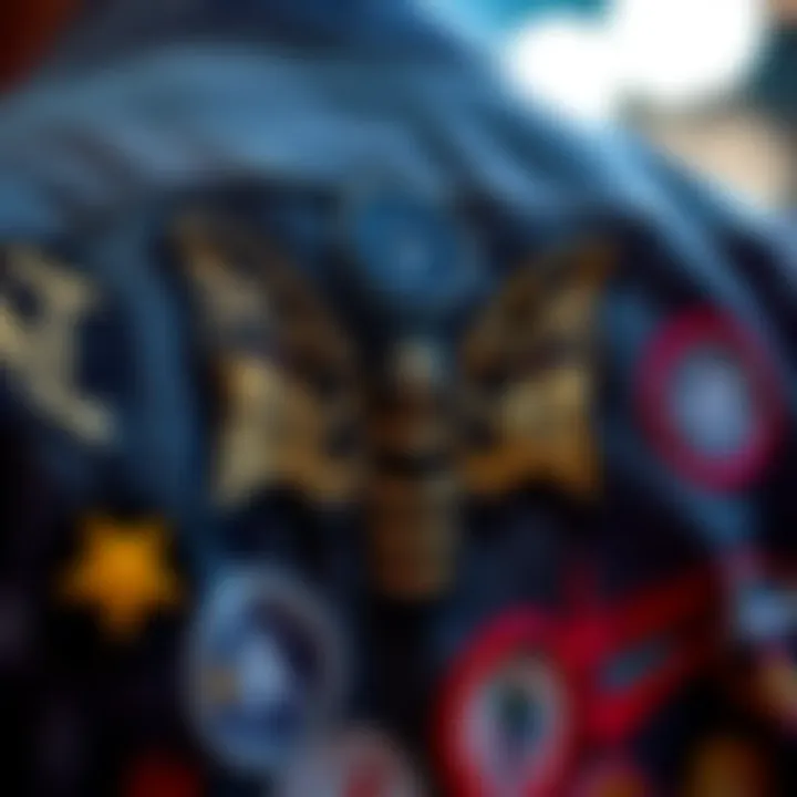 Unique Mothman Appliqué Joins My Band Patch Jacket : MysteryLores