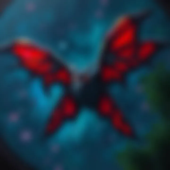 Discover My Latest Mothman Painting – A Unique Art Piece : MysteryLores