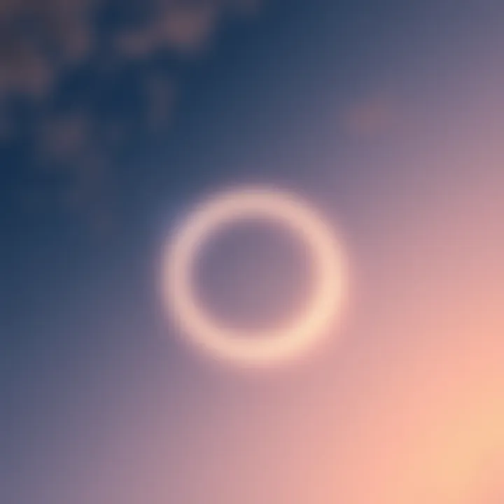 Unusual Ring of Light Spotted in Evening Sky : MysteryLores