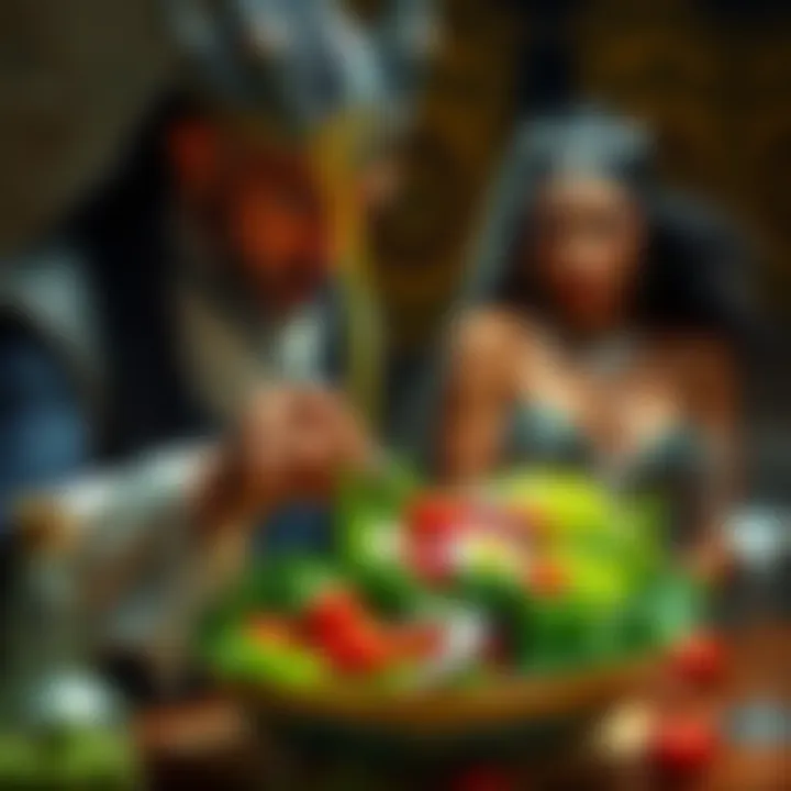 Nephthys and Set: A Day After a Shocking Salad Incident : MysteryLores