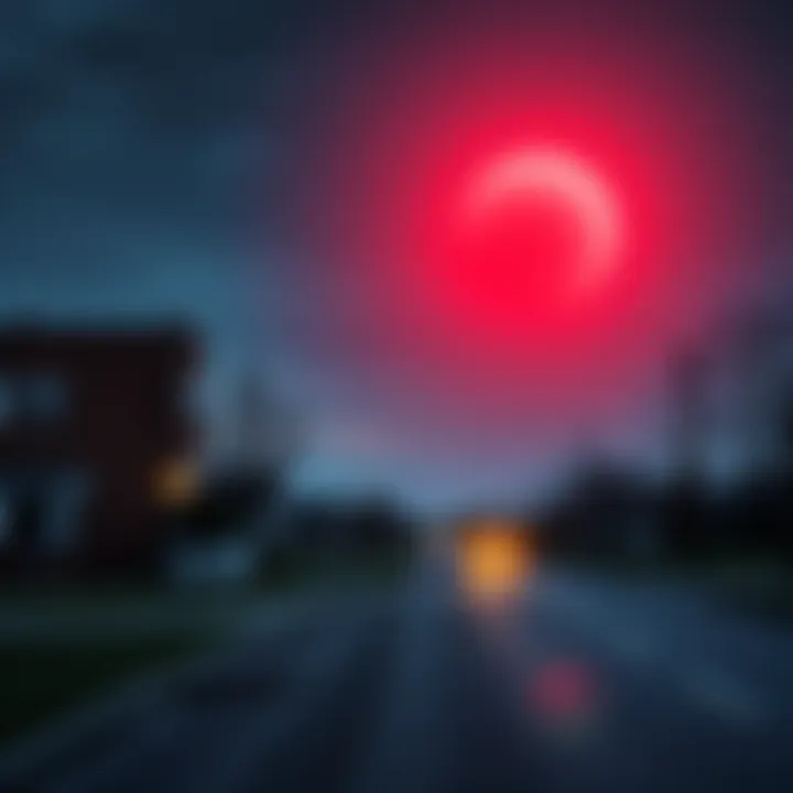 Bright Red Light Spotted in Springfield Sky This Morning : MysteryLores
