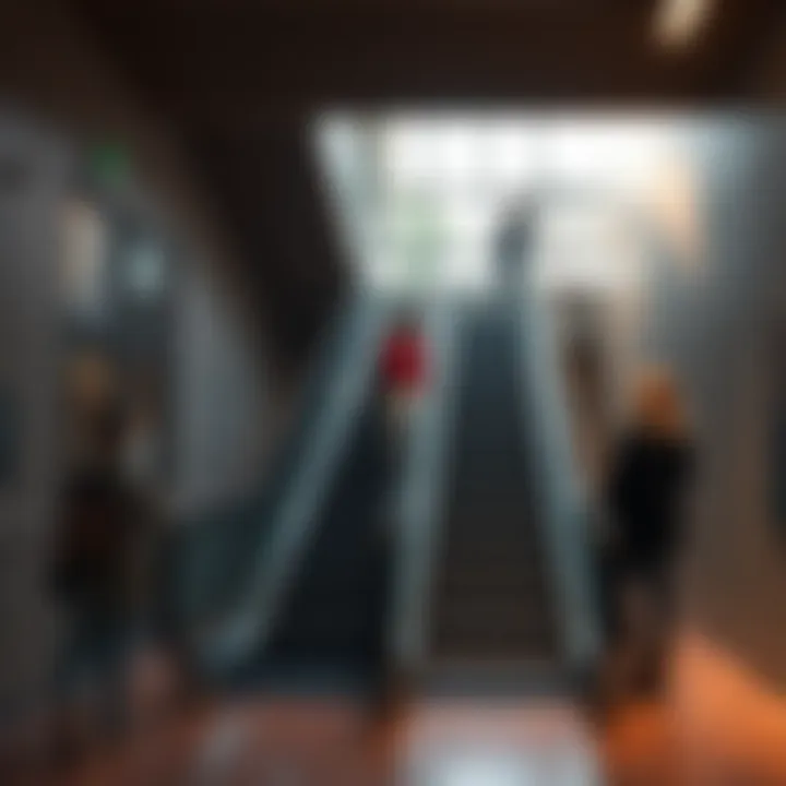 Staircase Emerges in Place of Old Escalator : MysteryLores
