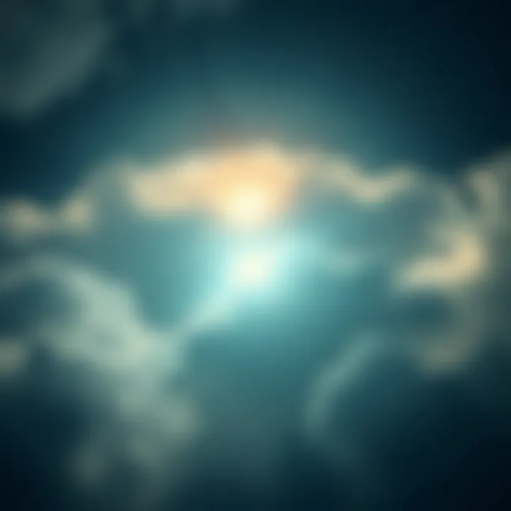 Strange Cloud Light Sparks UFO Speculation : MysteryLores