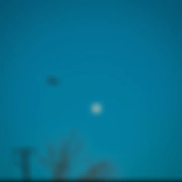 Strange Sky Sightings: Two Moons and a Cigar-Shaped Object : MysteryLores