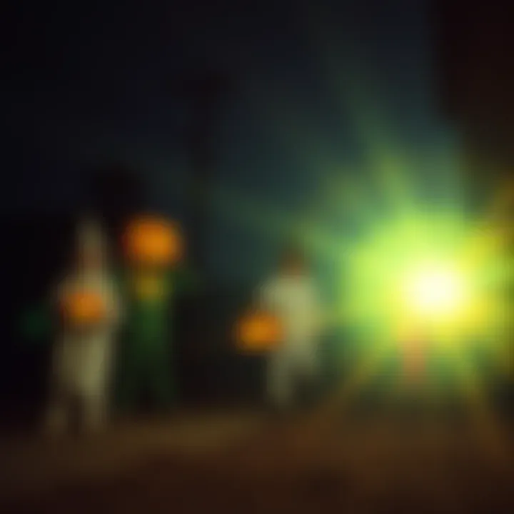 Light Anomalies Haunt Old Halloween Photos from 1986 : MysteryLores