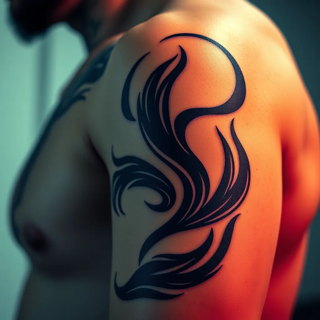 Bold New Tattoo: Double Sag Design Shines Bright : MysteryLores