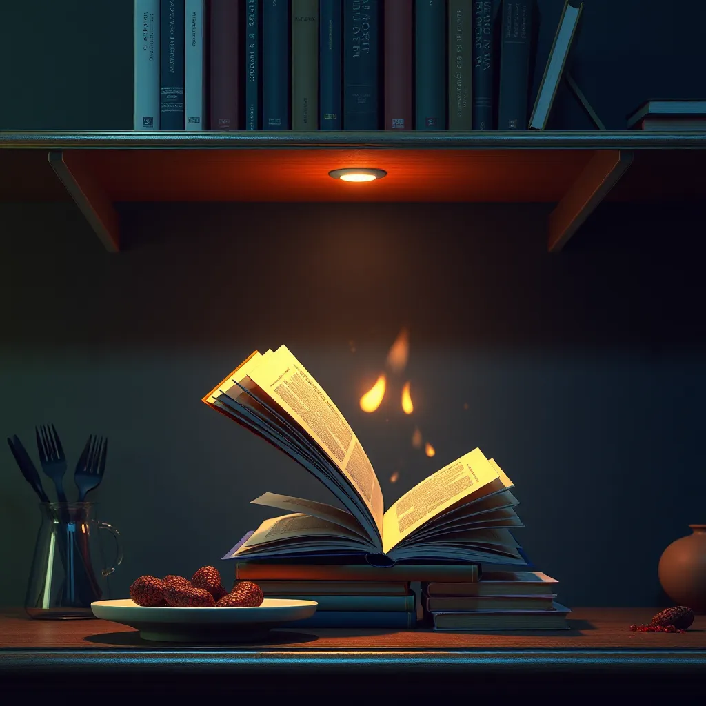 Book Falls Off Shelf During Dinner: A Sign to Read It? : MysteryLores