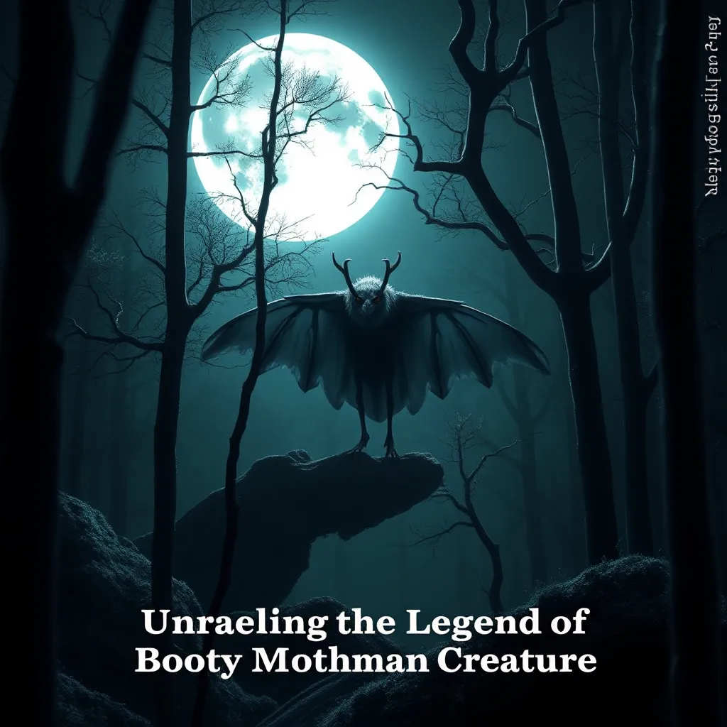 Unraveling the Legend of the Booty Mothman Creature : MysteryLores