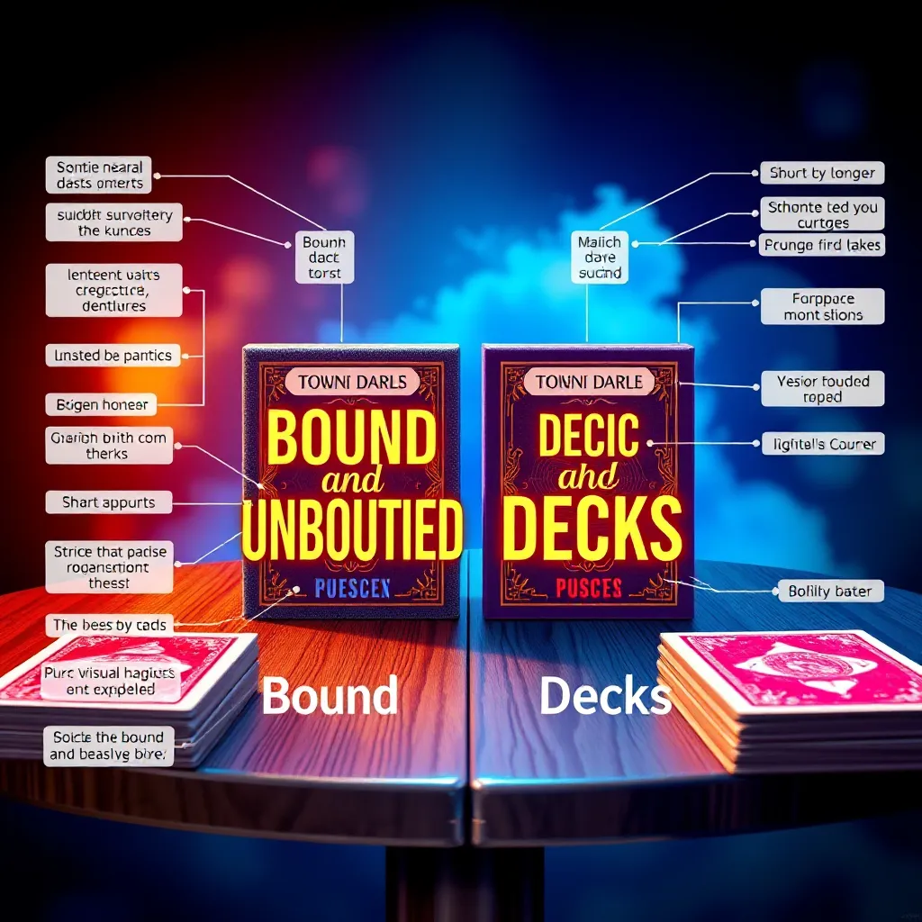 Understanding Bound and Unbound Deck Differences Clearly : MysteryLores