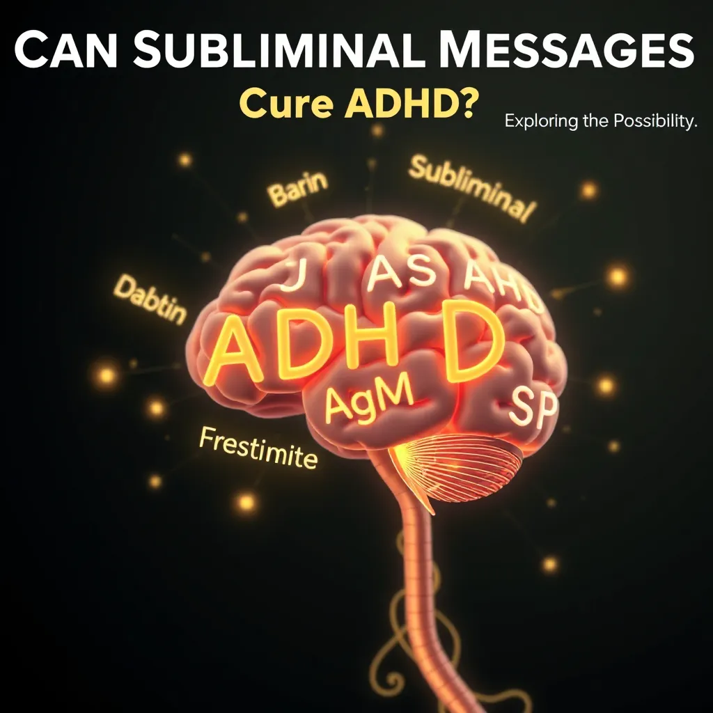 Can Subliminal Messages Cure ADHD? Exploring the Possibility : MysteryLores