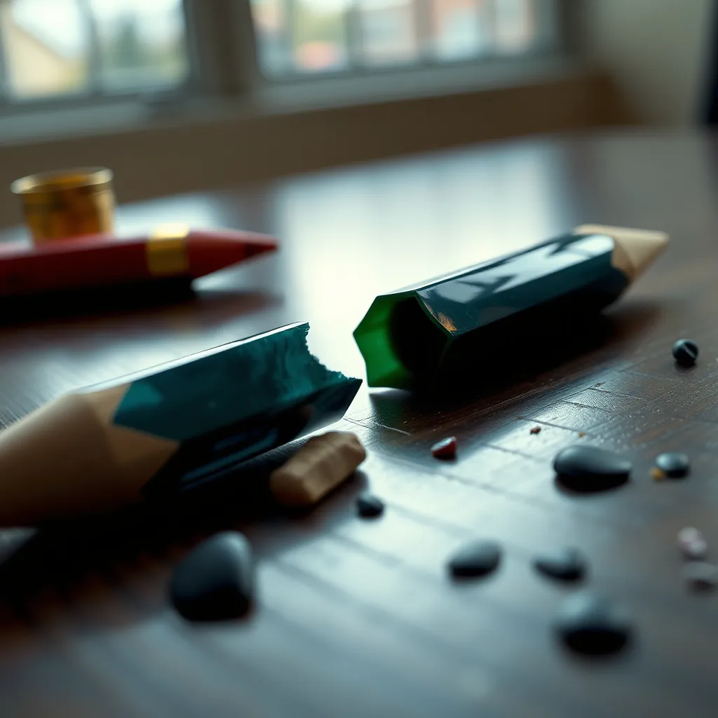 Obsidian Pencil Splits in Half: What Does It Mean? : MysteryLores