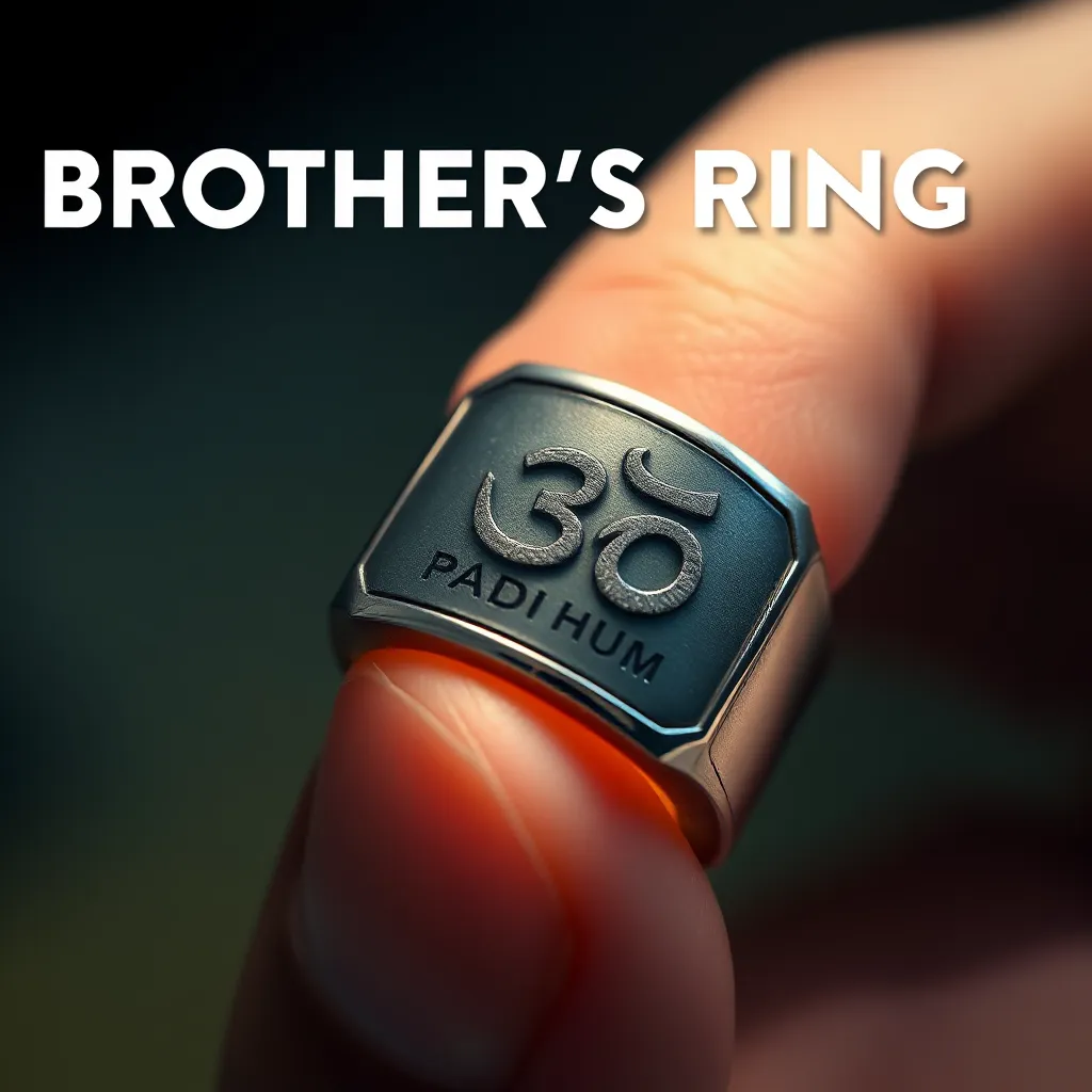 Brother's Ring Sparks Debate Over 'Om Mani Padme Hum' Inscription ...