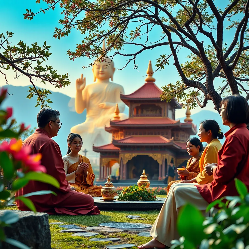 Exploring Buddhism's Role in Modern Society's Challenges : MysteryLores