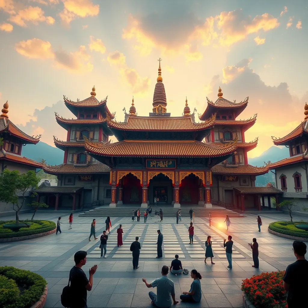 Exploring the Structure of Buddhist Temples: A Guide : MysteryLores
