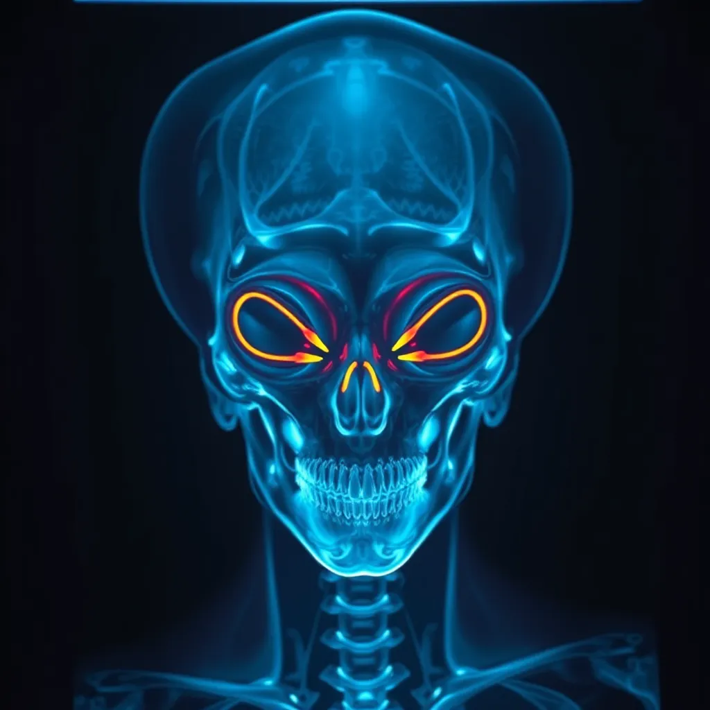 Strange Alien Face Spotted in Buga Sphere X-Ray : MysteryLores