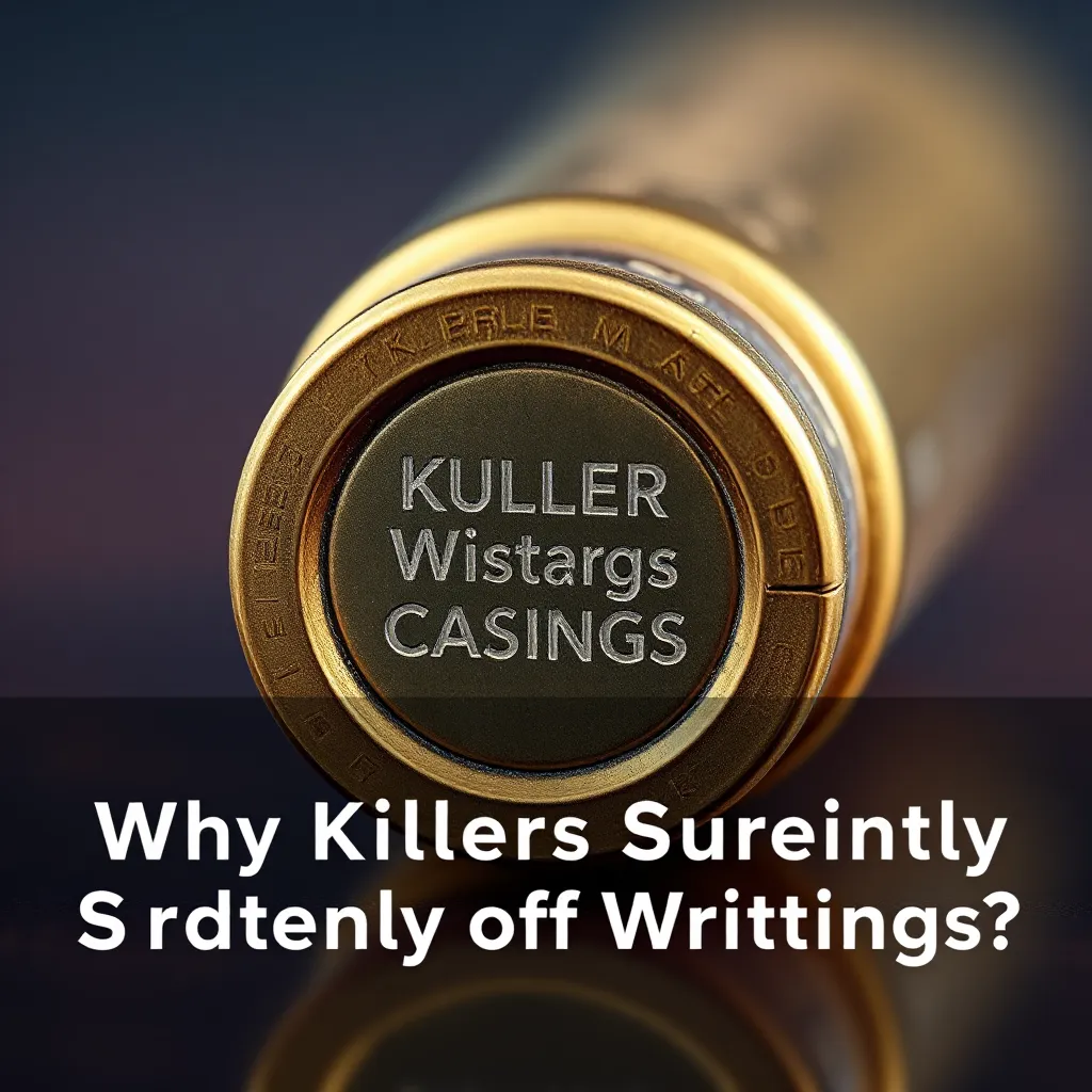 Why Are Killers Suddenly Writing on Bullet Casings? : MysteryLores