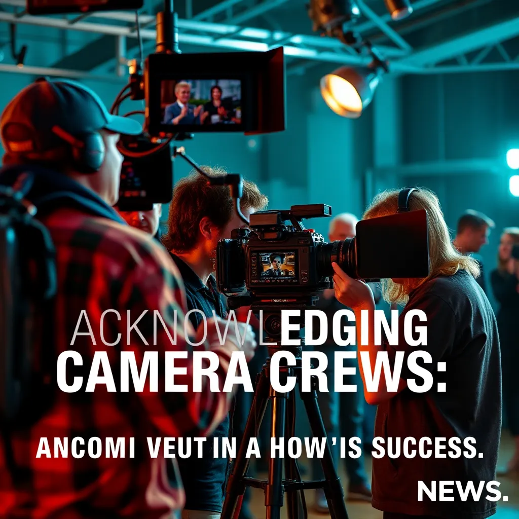 Acknowledging Camera Crews: Vital Voice in the Show's Success ...