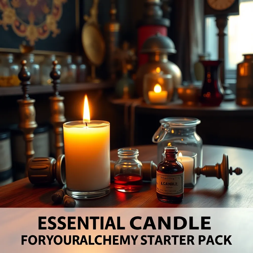 Essential Candle for Your Alchemy Starter Pack : MysteryLores