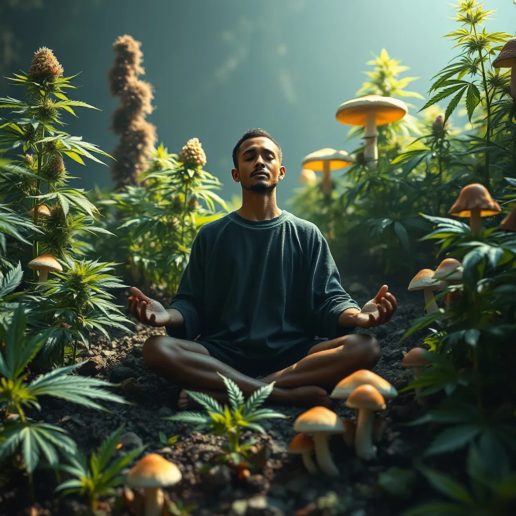 Exploring Cannabis and Shrooms in Spiritual Practices : MysteryLores