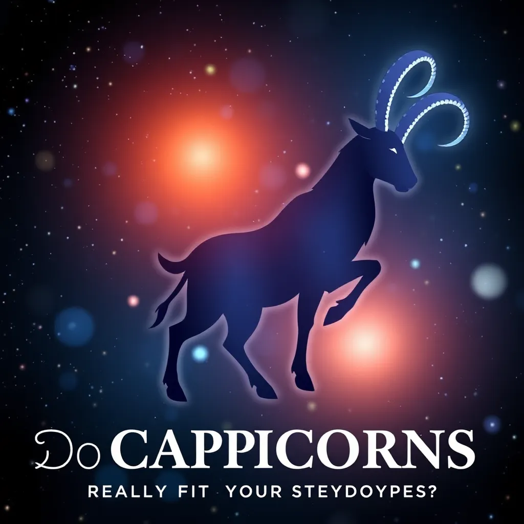 Do Capricorns Really Fit Their Stereotypes? 🐐 : MysteryLores