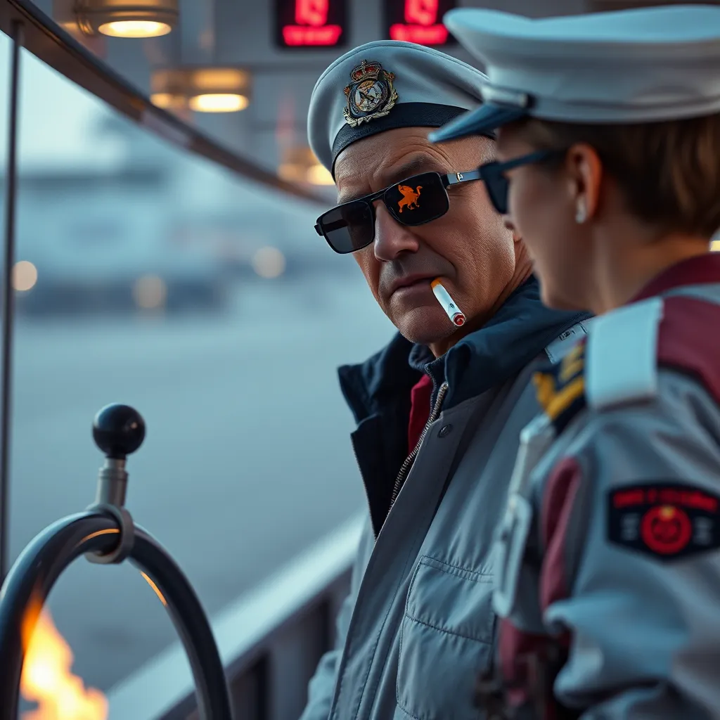 Captains Relying on Cigarettes in Stressful Moments : MysteryLores