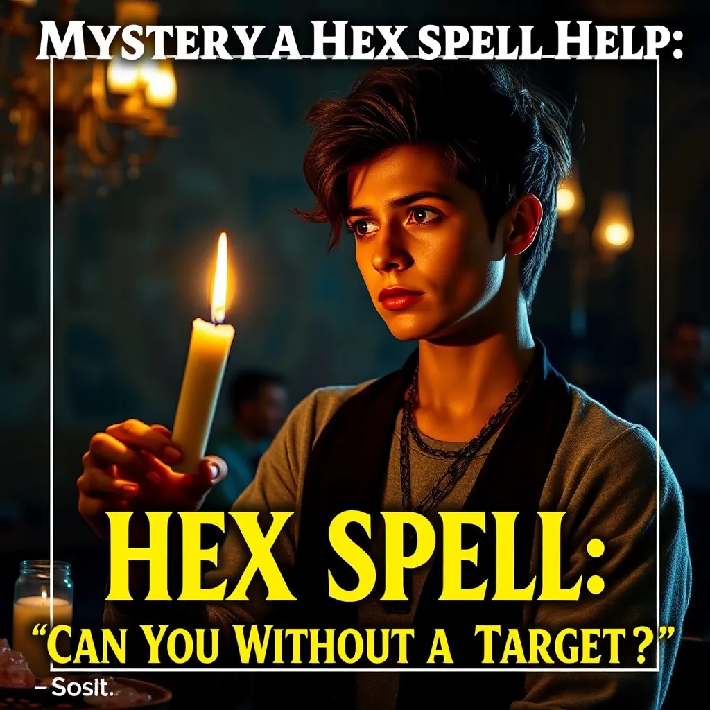 Mystery Hex Spell Help: Can You Cast Without a Target? : MysteryLores