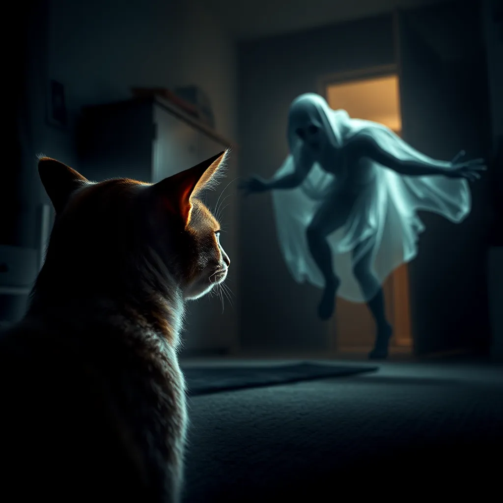 Chilling Encounter: Cat Attacked by Paranormal Entity : MysteryLores