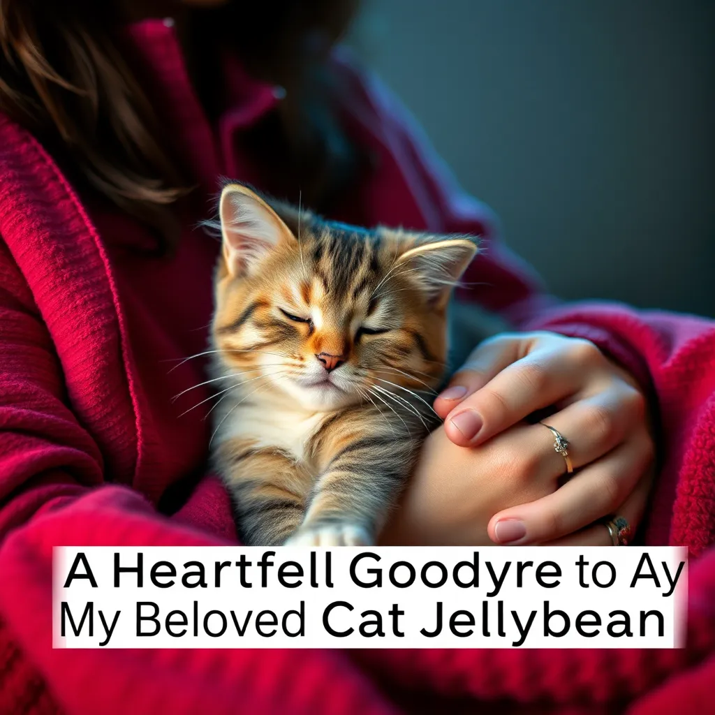 A Heartfelt Goodbye to My Beloved Cat Jellybean ️ : MysteryLores