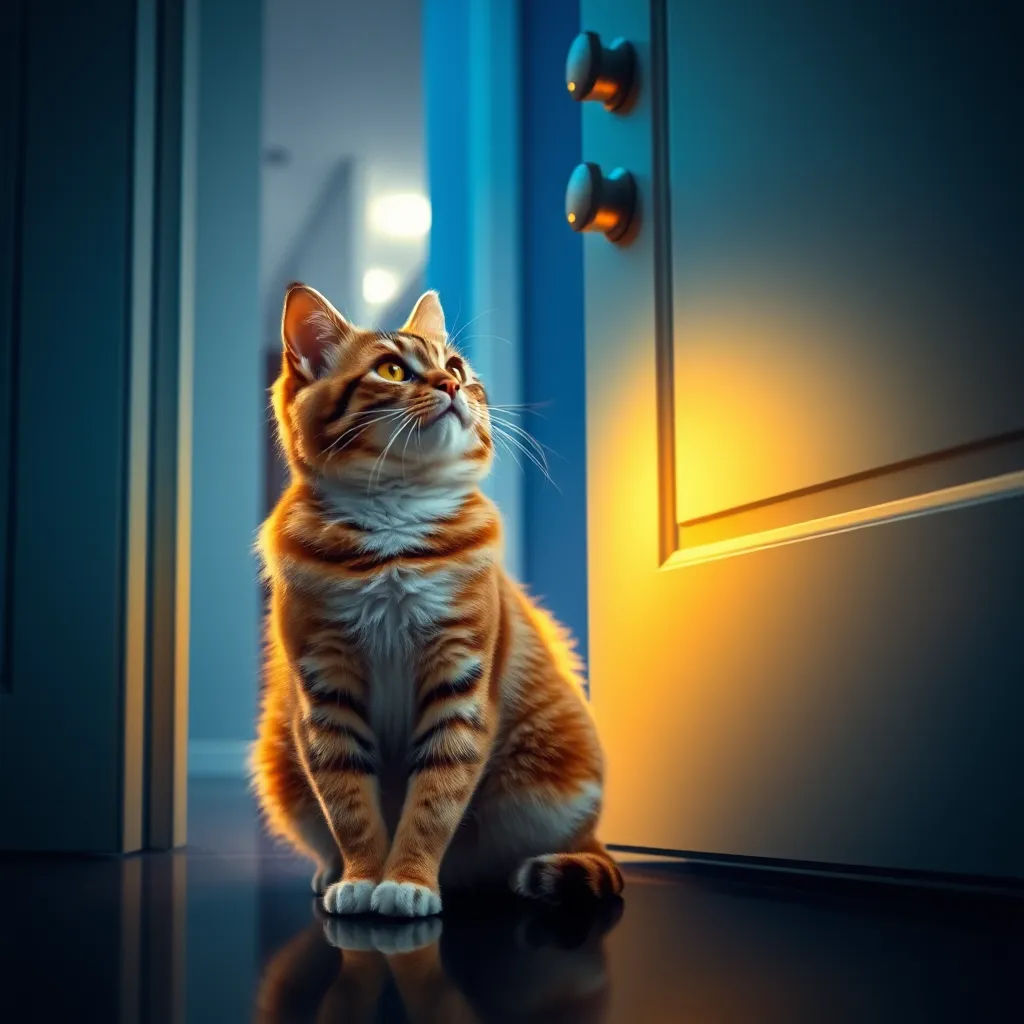 My Cat's Telepathic Call to Open the Door : MysteryLores