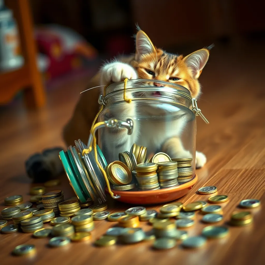 Is My Cat's Money Jar Knock Over a Sign of Luck? : MysteryLores