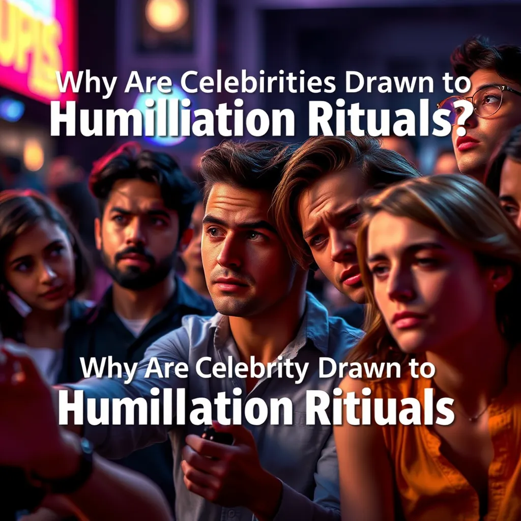 Why Are Celebrities Drawn to Humiliation Rituals? : MysteryLores