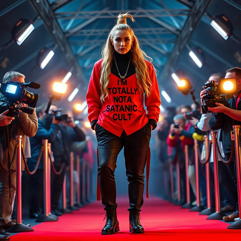 Outrage Over 'Not in a Satanic Cult' Outfit Sparks Debate : MysteryLores