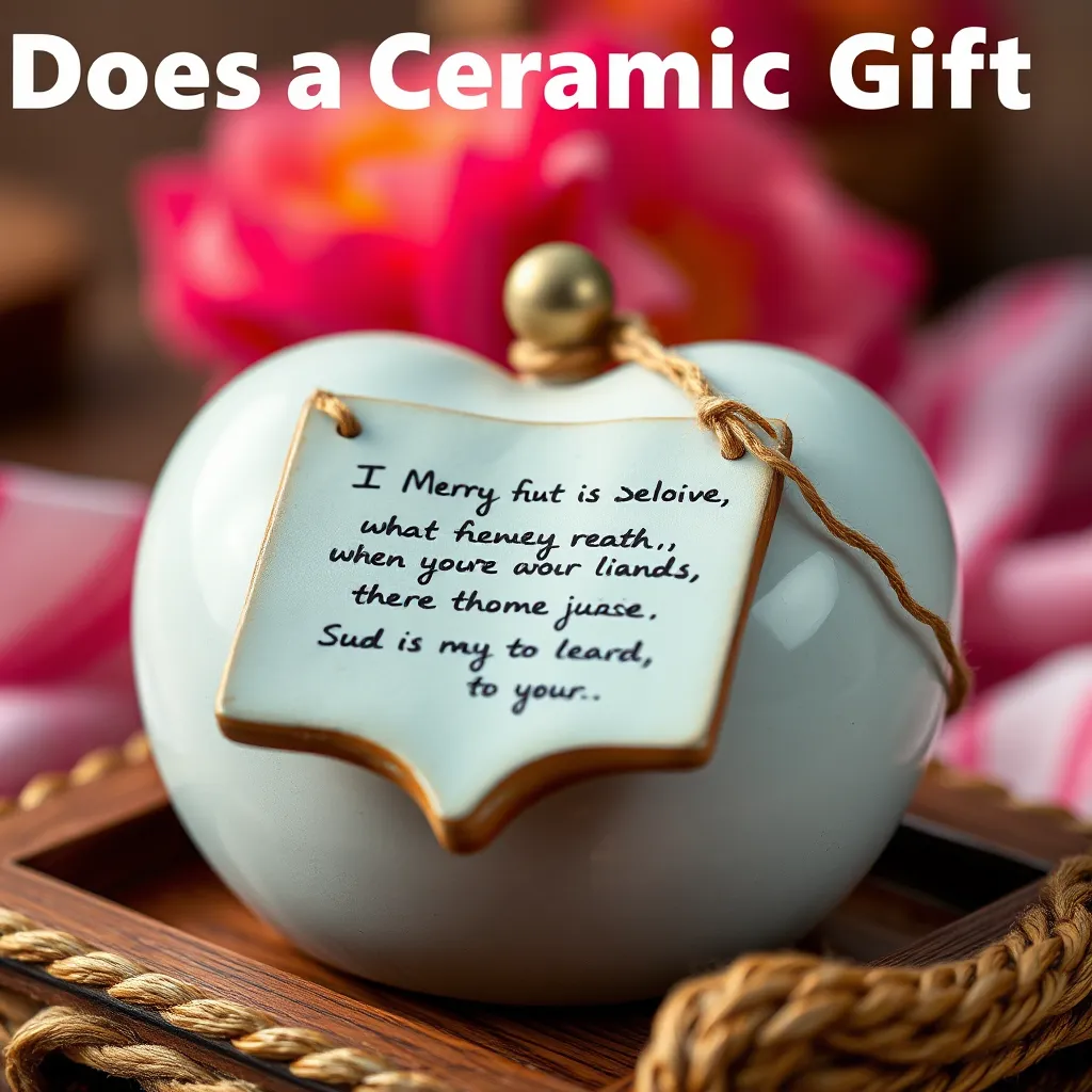 Does a Ceramic Gift Hold Hidden Meanings? : MysteryLores