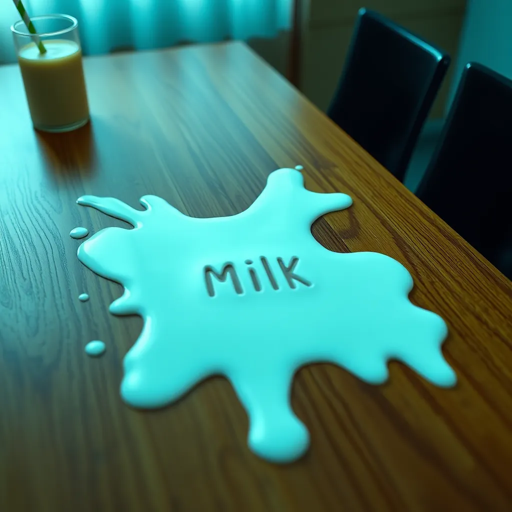 Cereal Milk Spill: What Does This Strange Mark Mean? : MysteryLores