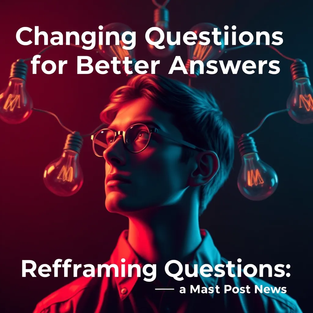 Reframing Questions: A Path to Better Answers : MysteryLores