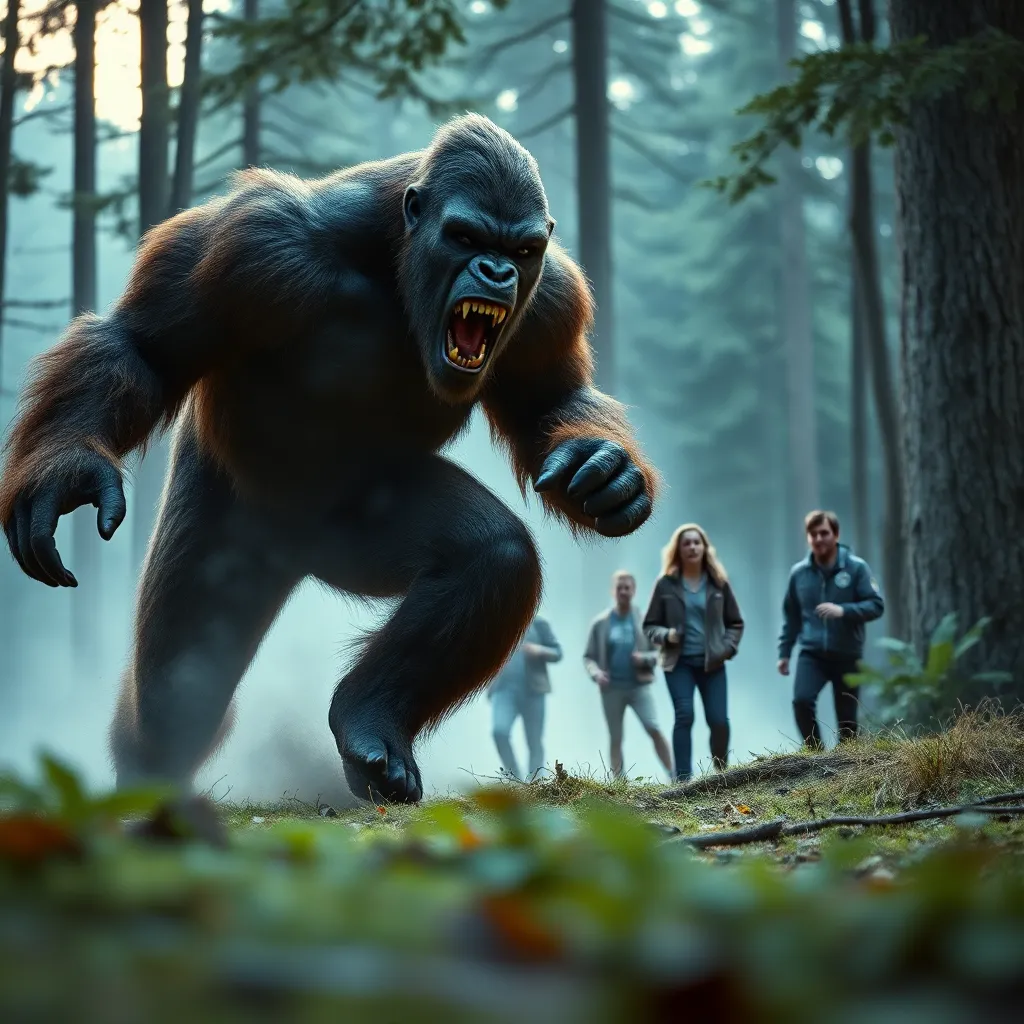 Georgia Encounter: Charging Angry Bigfoot Sighting (2025) : MysteryLores
