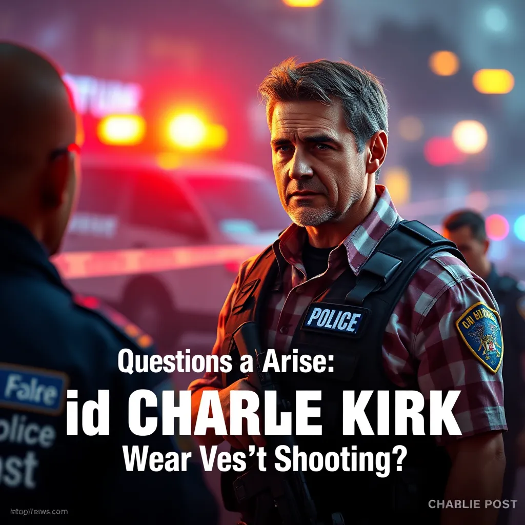 Questions Arise: Did Charlie Kirk Wear a Vest During the Shooting ...