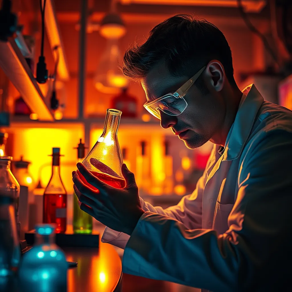 A Chemist's Dark Encounter with a Mysterious Liquid : MysteryLores