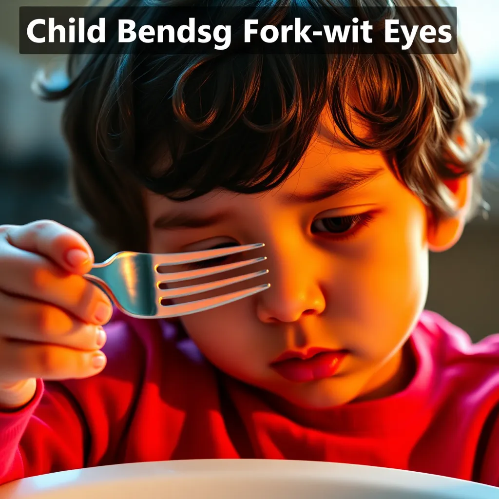 Child Bends Fork with Eyes: Is It Magic or Telekinesis? : MysteryLores